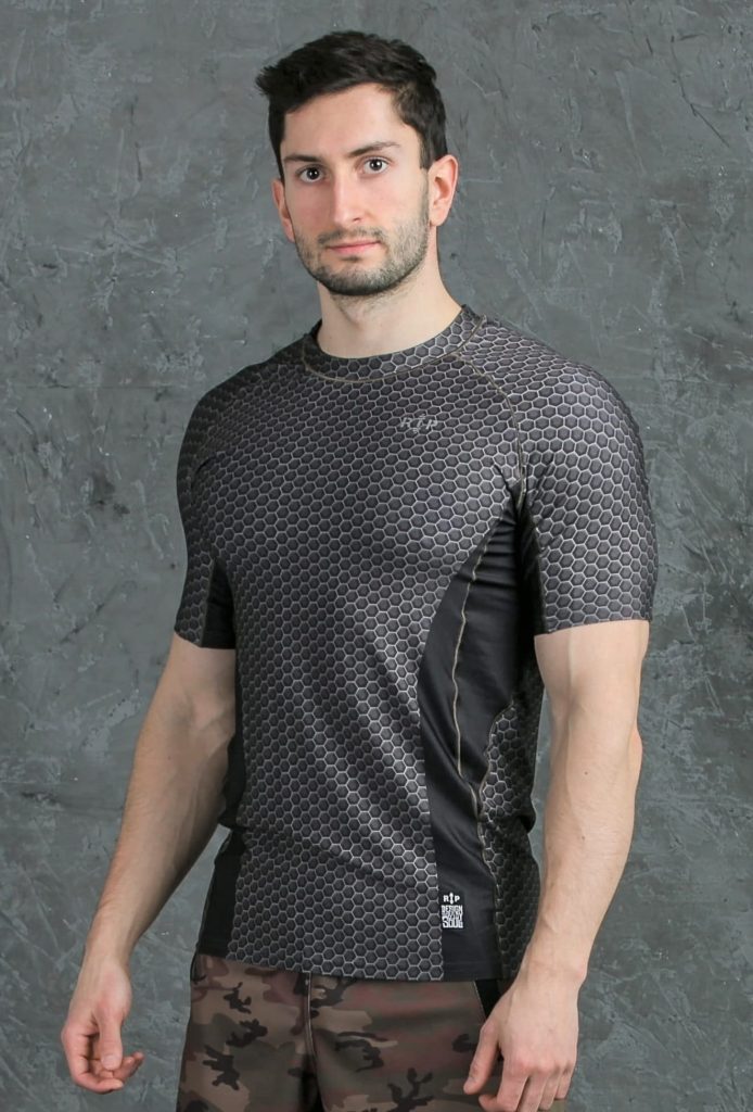 Men’s Workout Rashguard STEEL – Sklep repinpeace.com